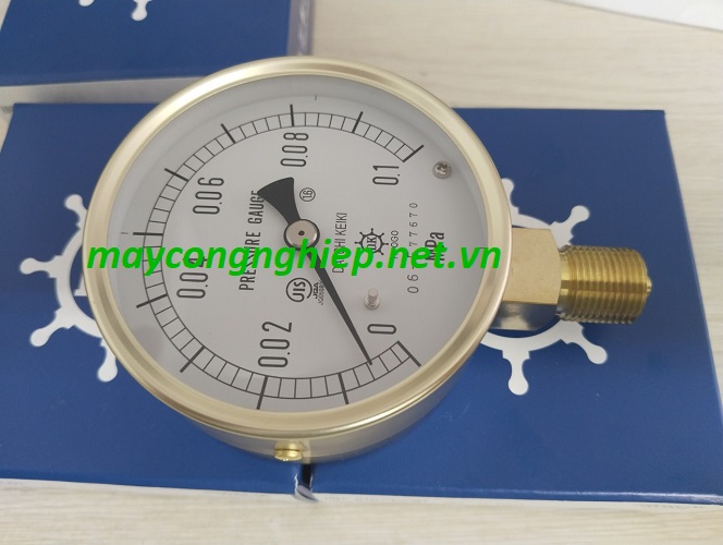 Đồng hồ đo áp suất Daiichi Keiki AT G3/8 φ75 (0~0.1Mpa)